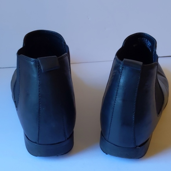Calto | Shoes | Calto Black Invisible Elevator Ankle Bootssz 8 | Poshmark